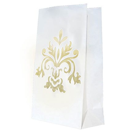 White Luminary Bag | Bachelorette Decorations | The House of Bachelorette